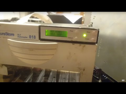 Teardown video of HP SureStore DLT 818 tape backup station – Kaizer ...