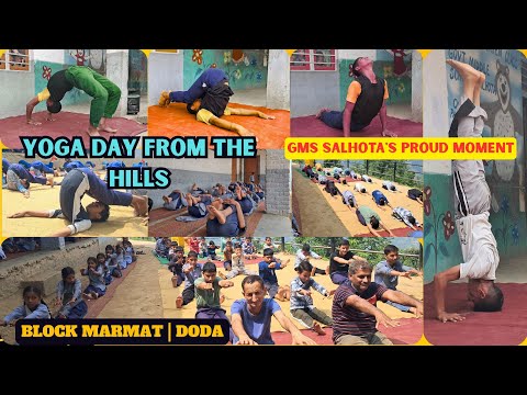 Surya Namaskar, Kapalbhati & More | Yoga Day Highlights 2025, GMS Salhota, Marmat Doda #yoga #doda