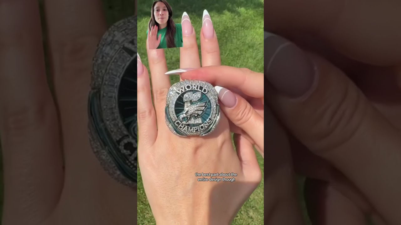 An Inside Look at the Philadelphia Eagles Super Bowl Ring | #philly #superbowllix #eagles #gobirds