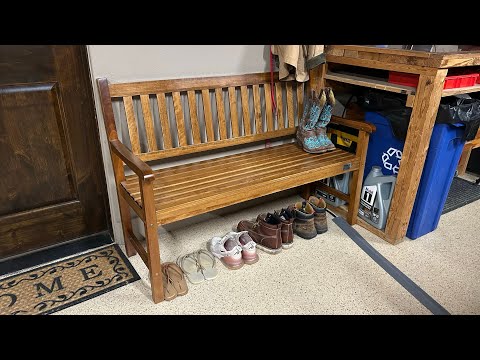 Checking Out This Solid Wood Park Bench by VEVOR
