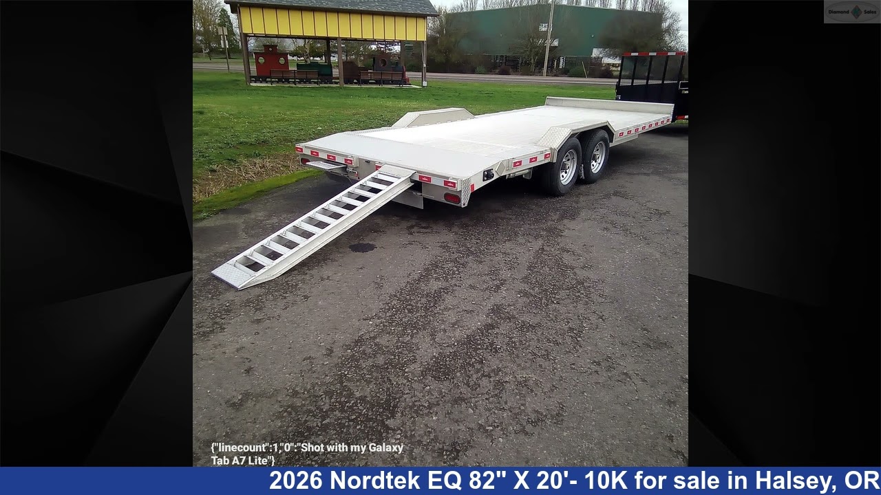 Magnificent 2026 Nordtek EQ Equipment Trailer For Sale in Halsey, OR