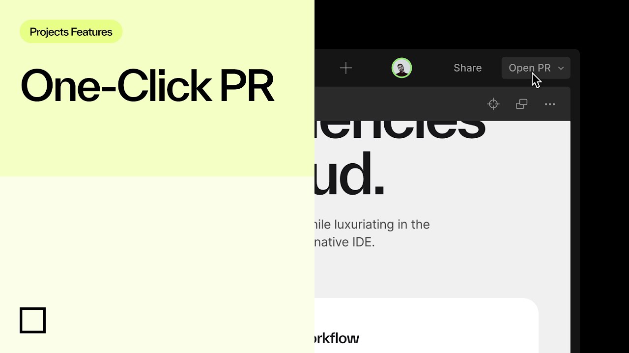 One-Click PR - CodeSandbox Projects