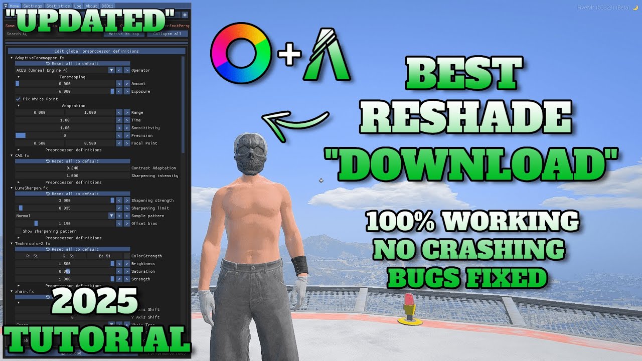 FiveM | UPDATED ReShade TUTORIAL 2025 “BEST VERSION” (Crosshair + Presets GUIDE)