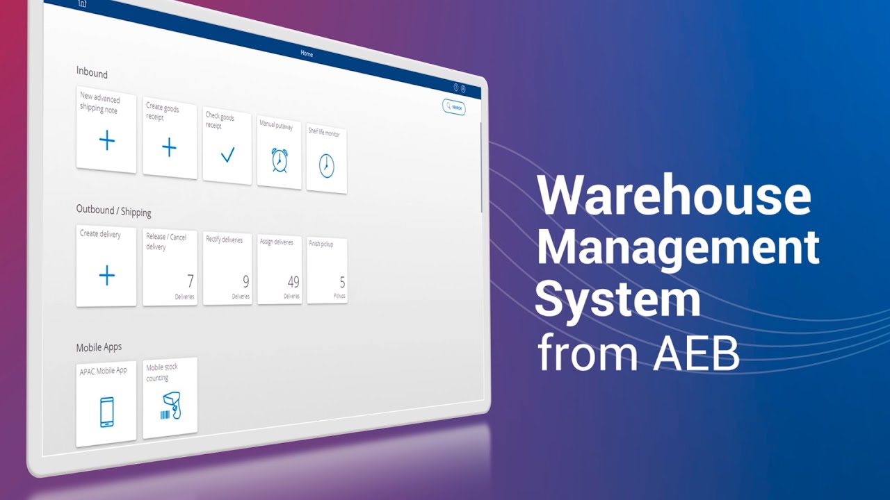 AEB Warehouse Management System (WMS) – Cloud-Based Warehouse Automation