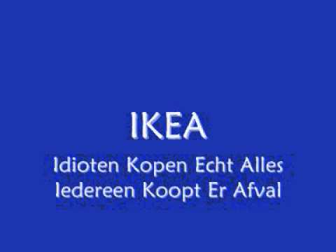 Grappige afkortingen: merken en winkelketens