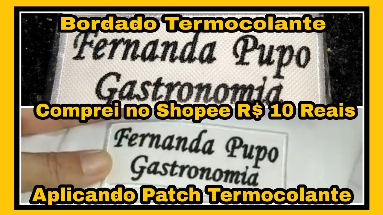 COMO APLICAR PATCH TERMOCOLANTE NO UNIFORME OU DOLMA