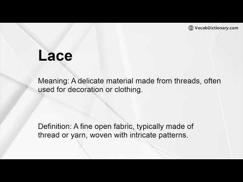 Lace Meaning