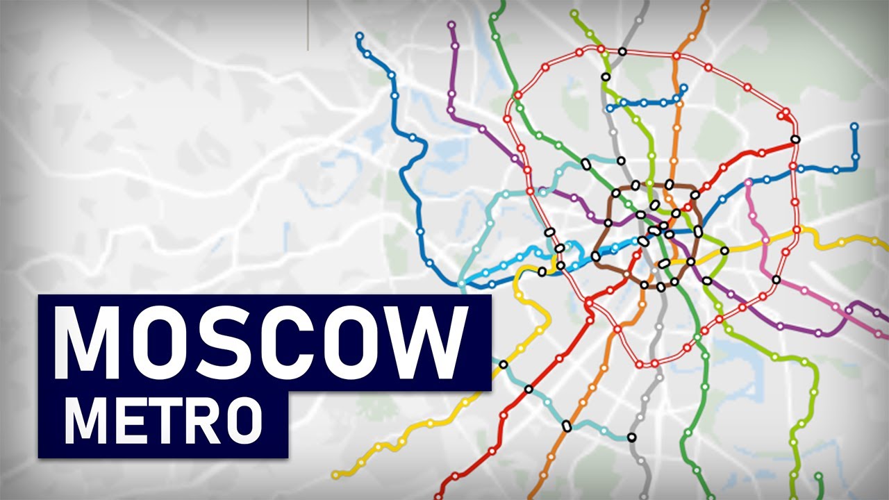 Evolution of the Moscow Metro 1935-2021 (geographic map)