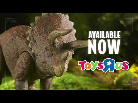 Jurassic World Revealed with Jurassic Outpost at ToysâRâUs âJW Hammond Collection Triceratops