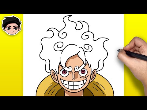 How to Draw Luffy Sun God Nika from One Piece | Easy Step-by-Step
