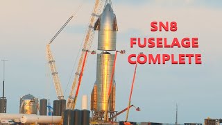 Starship: protótipo SN8 já tem nariz e flaps e se aproxima de teste ...