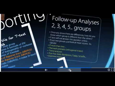 ANOVA- assumptions and steps