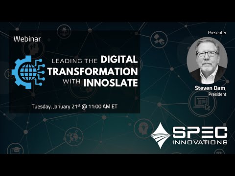 Leading the Digital Transformation With Innoslate