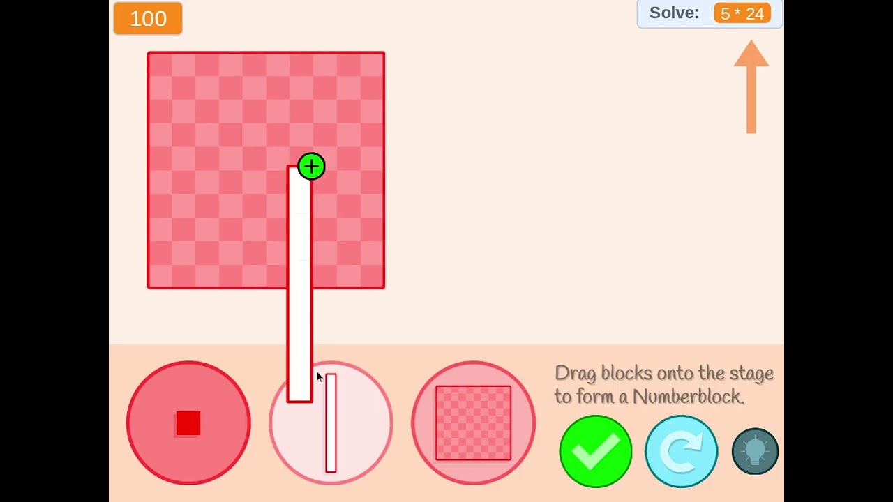 Playing numberblocks 24 times tables