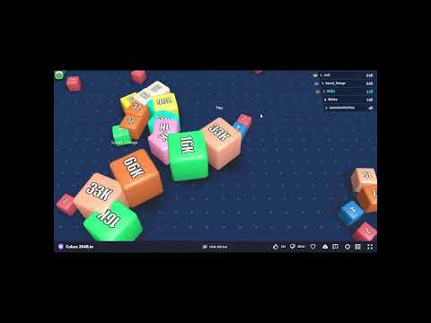 Sometimes the predator becomes prey - cubes 2048.io #cubes #games #crazygames