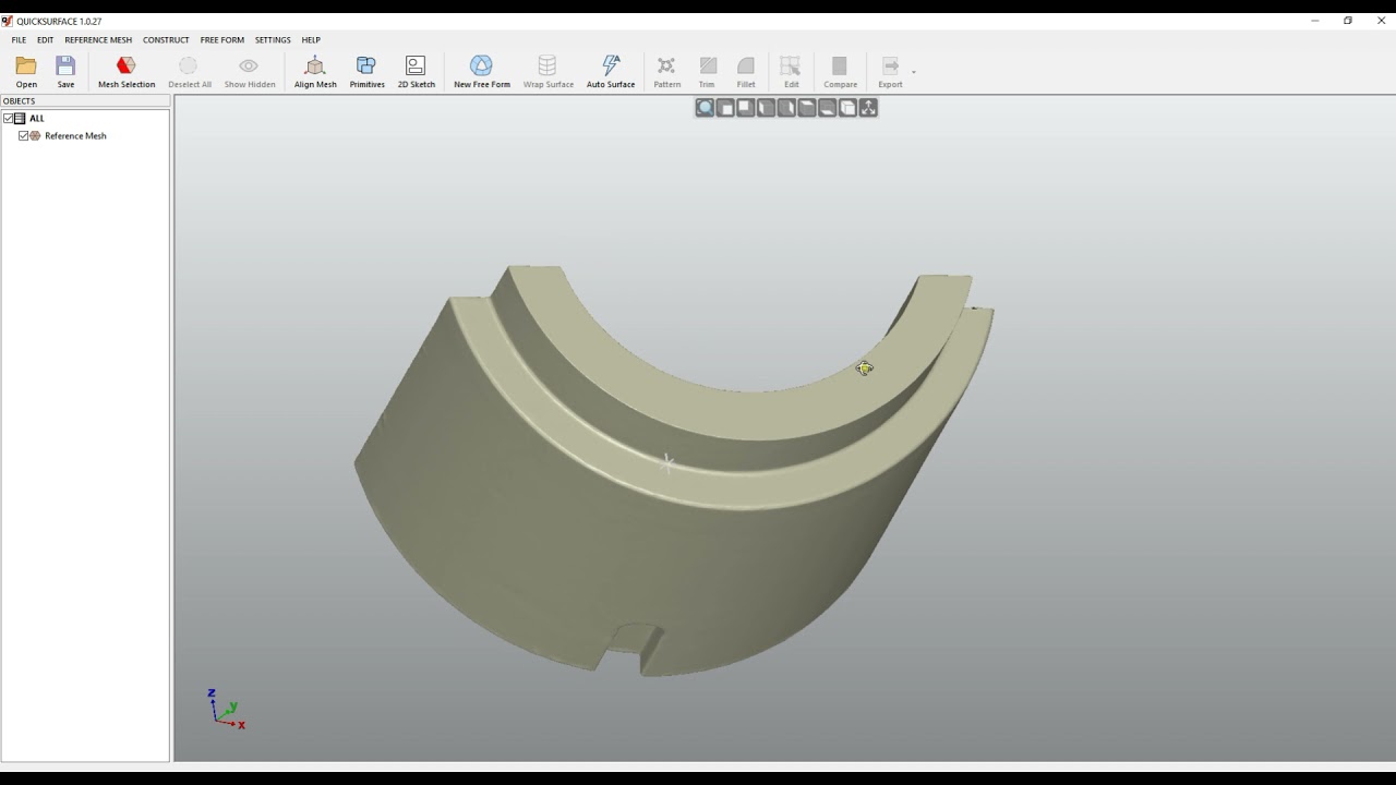 QS Tutorials: Getting Started - How to do 3D reverse engineering with QUICKSURFACE software.