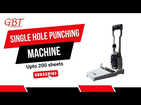 Paper Punching Machine - Sheet Perforation Device Latest Price ...