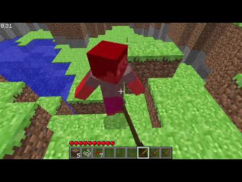 The Original minecraft death animation