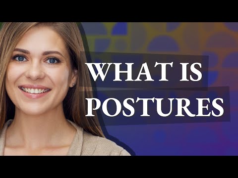Postures | meaning of Postures