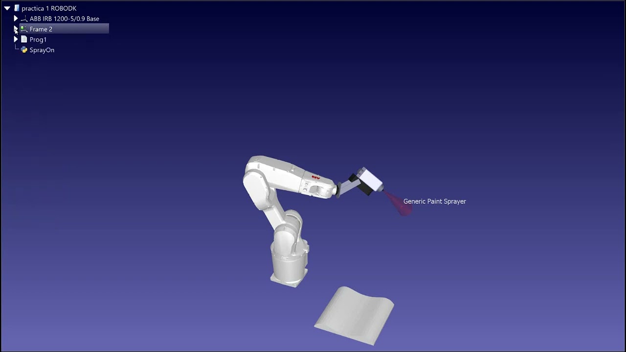 Simulación de programación de robots con RoboDK