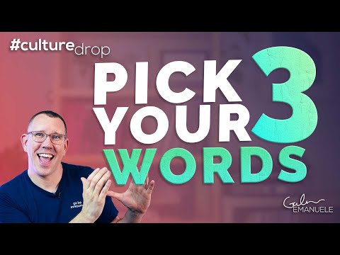 Personal Impact: What Are Your Three Words? | #culturedrop | Galen Emanuele