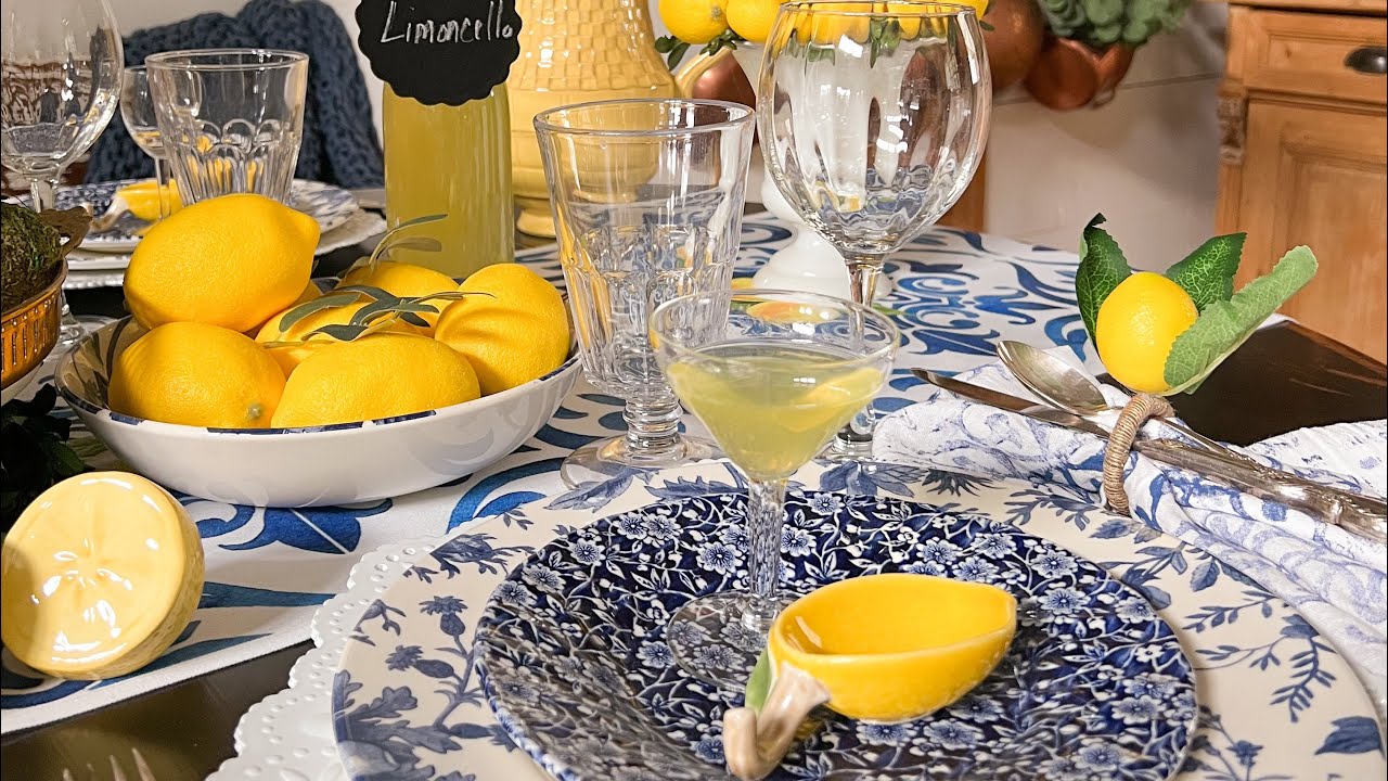 How to set a creative Italian Dinner Table