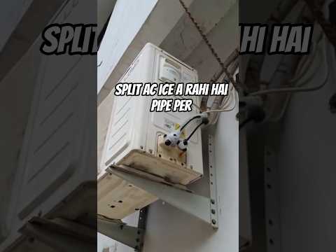 split ac suction line ice problem || lloyd ac service problem #youtube #shorts @Electrical Bilal