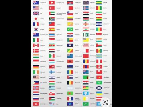 all countries flags . सभी देशों के झंडे.