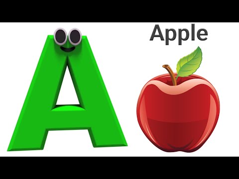Learn The ABC Phonic Song with APPLE as Your First Lesson-ABC Songs, ABCD, Nursery Rhymes, Baby Song