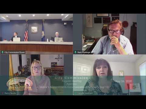 Leavenworth City Commission meeting for May 26, 2020