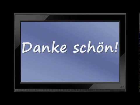 Danke - How to say thank you in German!