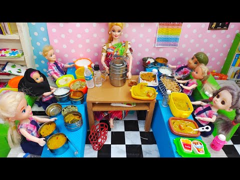 Barbie doll School lunch period/Barbie show tamil