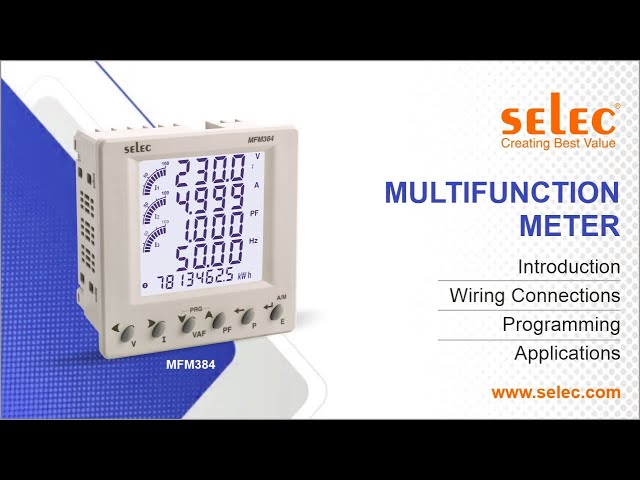 DIGITAL ELECTRICAL PANEL METERS - Digital Multifunction Meter ...