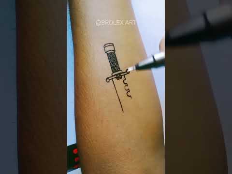 Dagger Tattoos By Pen
