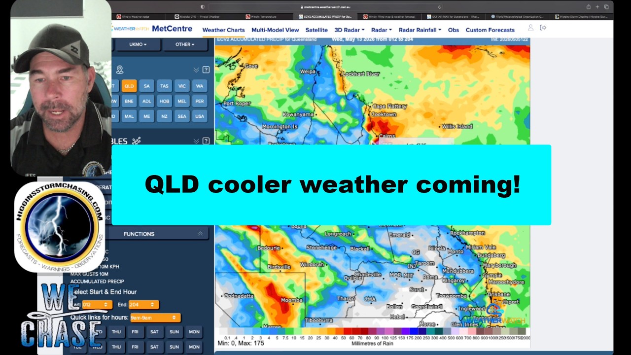 Queensland state 7 day forecast 06/05/2026