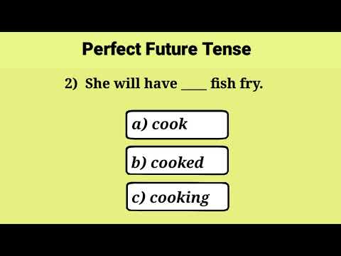 Perfect Future Tense example | Test |