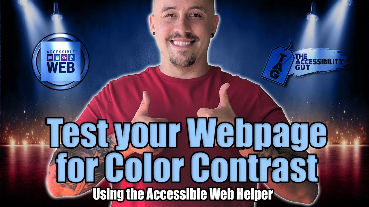 Test your website for color contrast | Accessible Web Helper