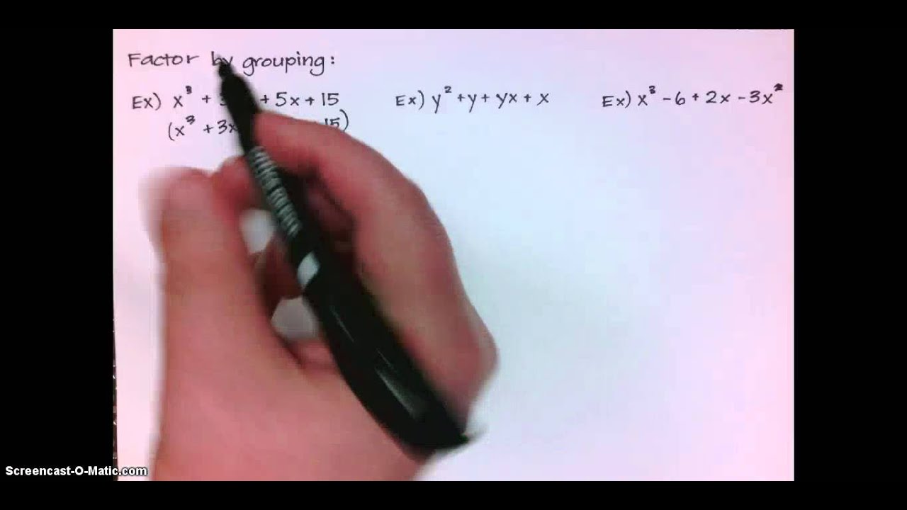 Algebra 8-8:  Factor Polynomials Completely