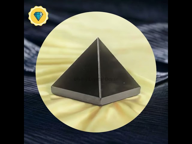 Pyramid Stone - Natural Amethyst Pyramid from Khambhat