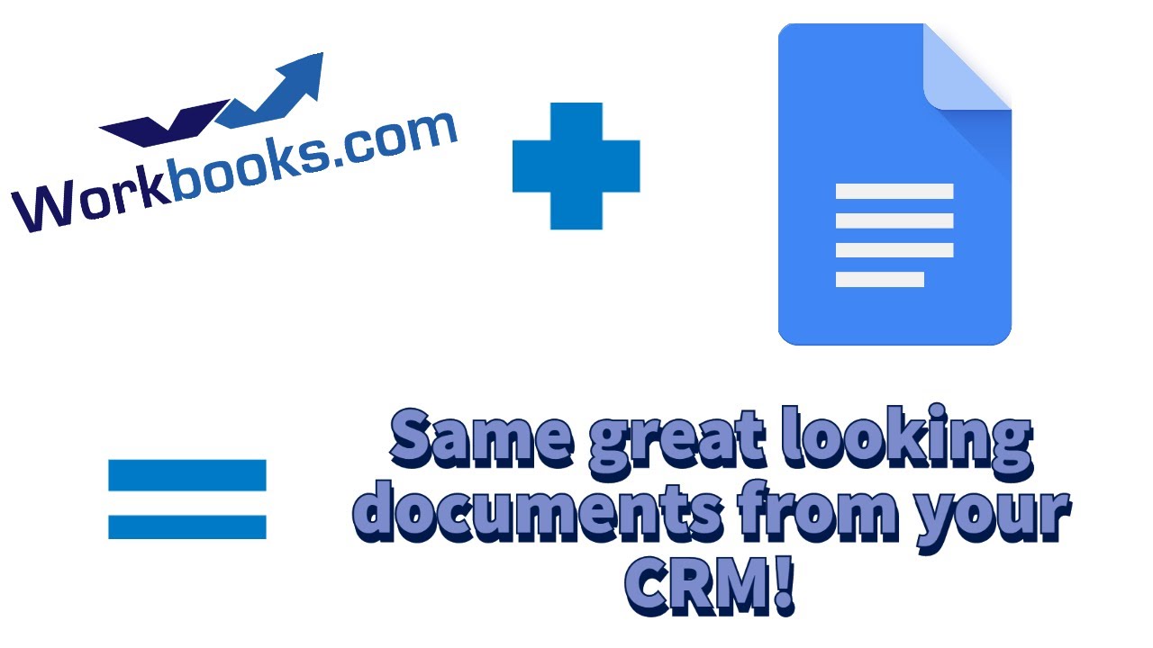 How to create Sales Quotations with Google Docs from Workbooks CRM