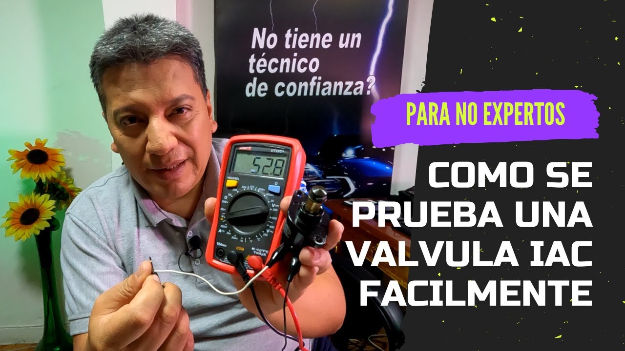 COMO PROBAR UNA VALVULA IAC FACILMENTE