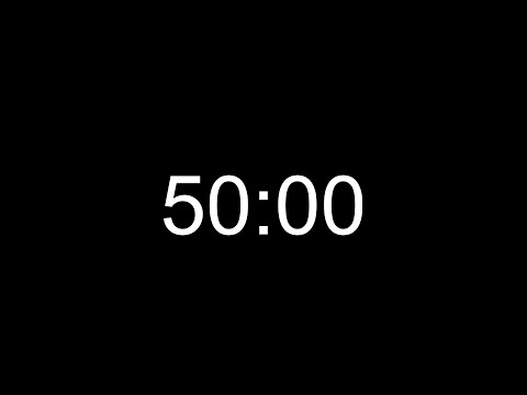 50 Minutes Timer - Countdown from 50:00