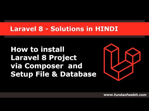 Learn Laravel 8 How to install laravel 8 via composer and setup file and database - Mind Luster