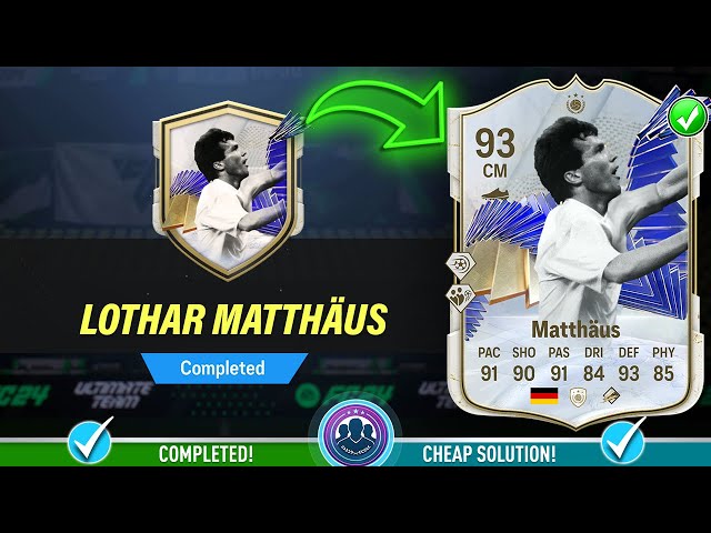 EA FC 24 Lothar Matthaus TOTY Icon SBC: All tasks, cheapest solutions, and more