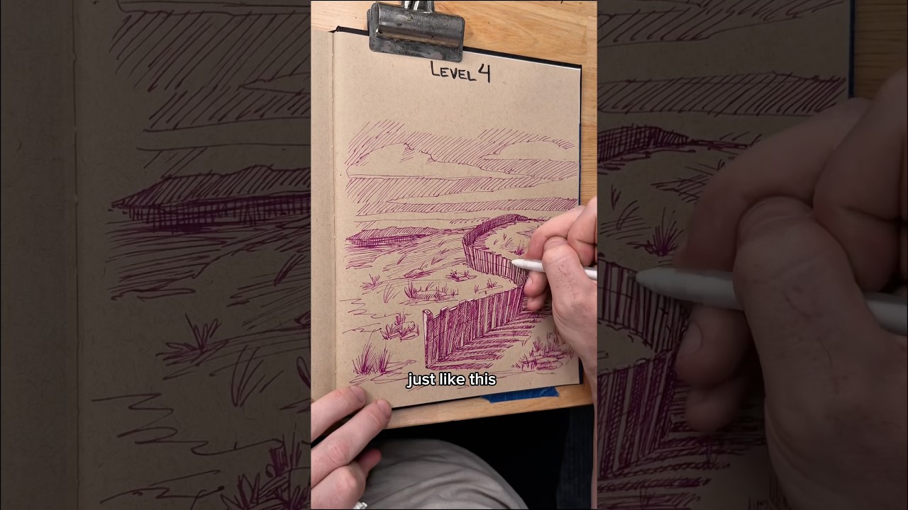 How to turn ribbons into landscapes.