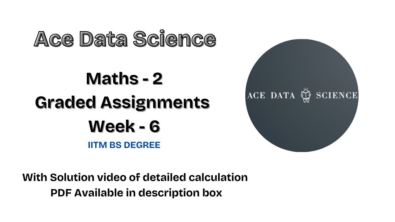 Maths-2 Week-6 Graded Assignment solution. PDF link in comment box