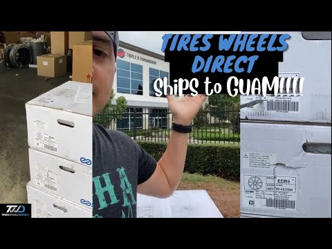 TIRES WHEELS DIRECT ships to GUAM!! Watch this to know how we do it!