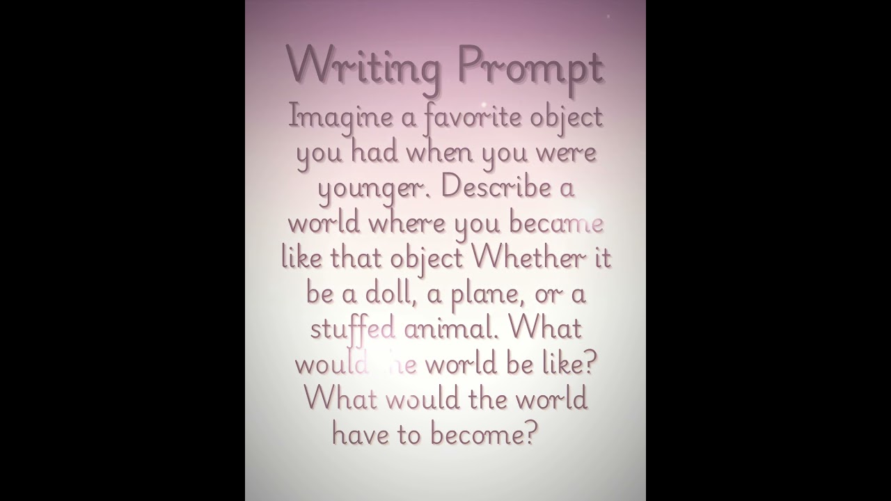 Writing Prompt 9