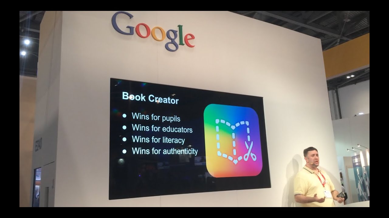 Book Creator demo at BETT 2015