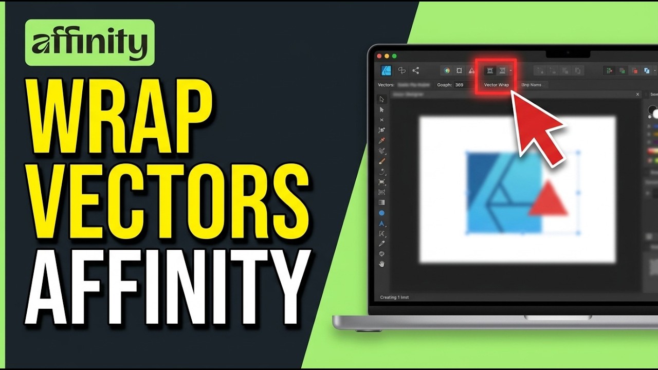 How to Warp Vectors in Affinity Designer 2026 (Beginner Guide)